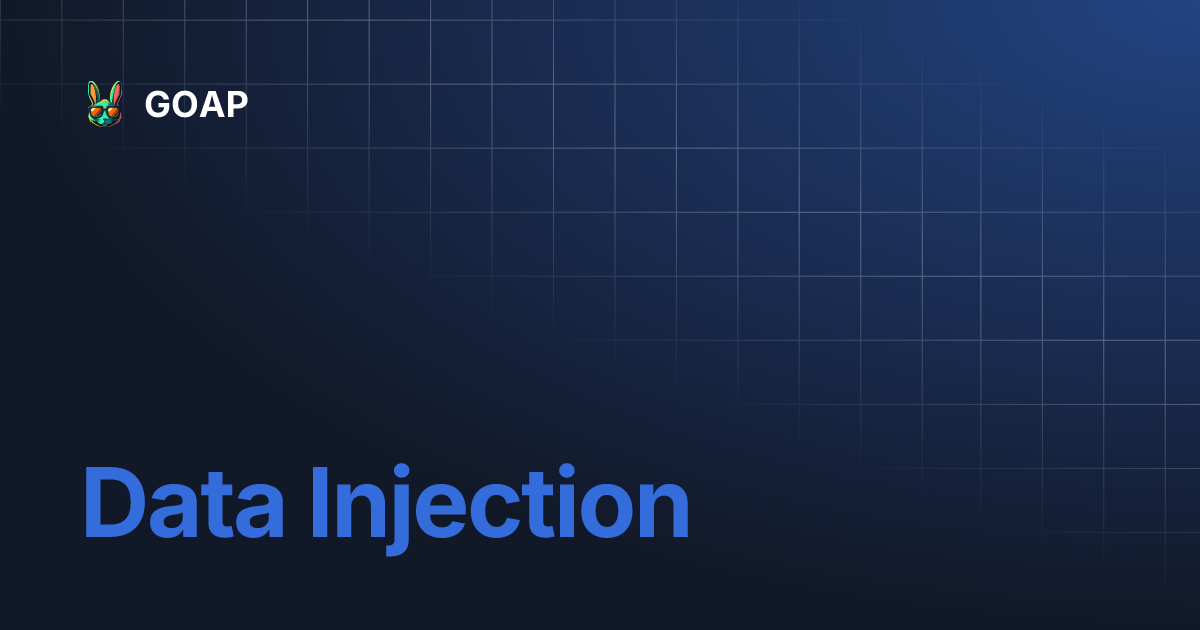 Data Injection | GOAP