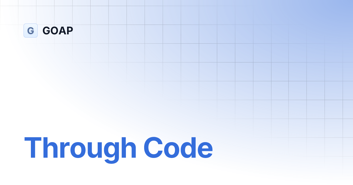 Through Code | GOAP
